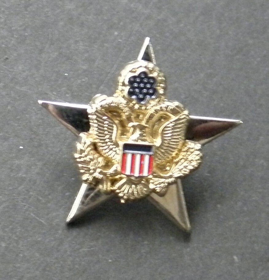 US ARMY GENERAL STAFF SERVICE IDENTIFICATION LAPEL HAT PIN BADGE 1 INCH
