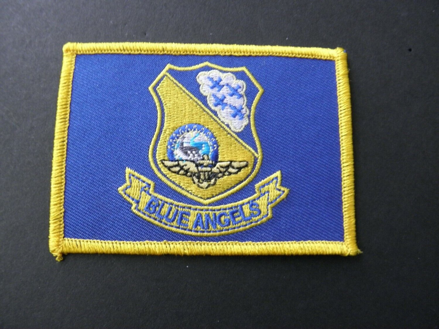 US NAVY BLUE ANGELS EMBROIDERED PATCH 3.5 INCHES USN