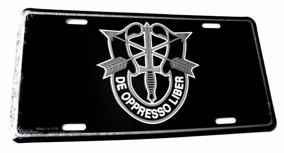UNITED STATES ARMY SPECIAL FORCES LICENSE PLATE 6 x 12