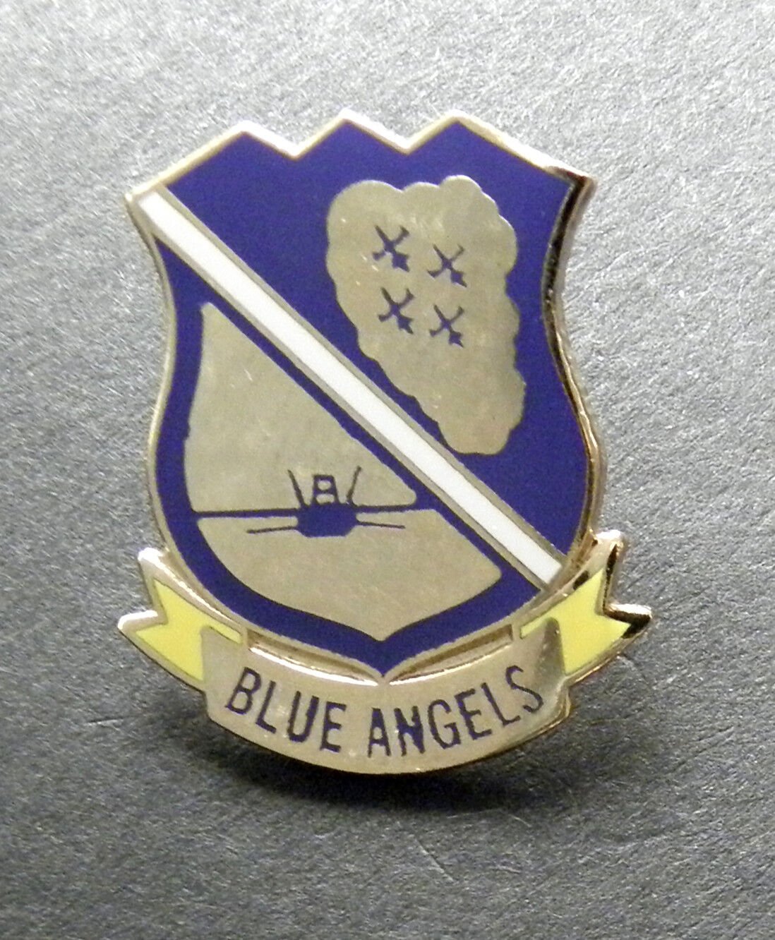 NAVY USN BLUE ANGELS DISPLAY TEAM NAVAL AVIATION LAPEL HAT PIN BADGE 1 INCH