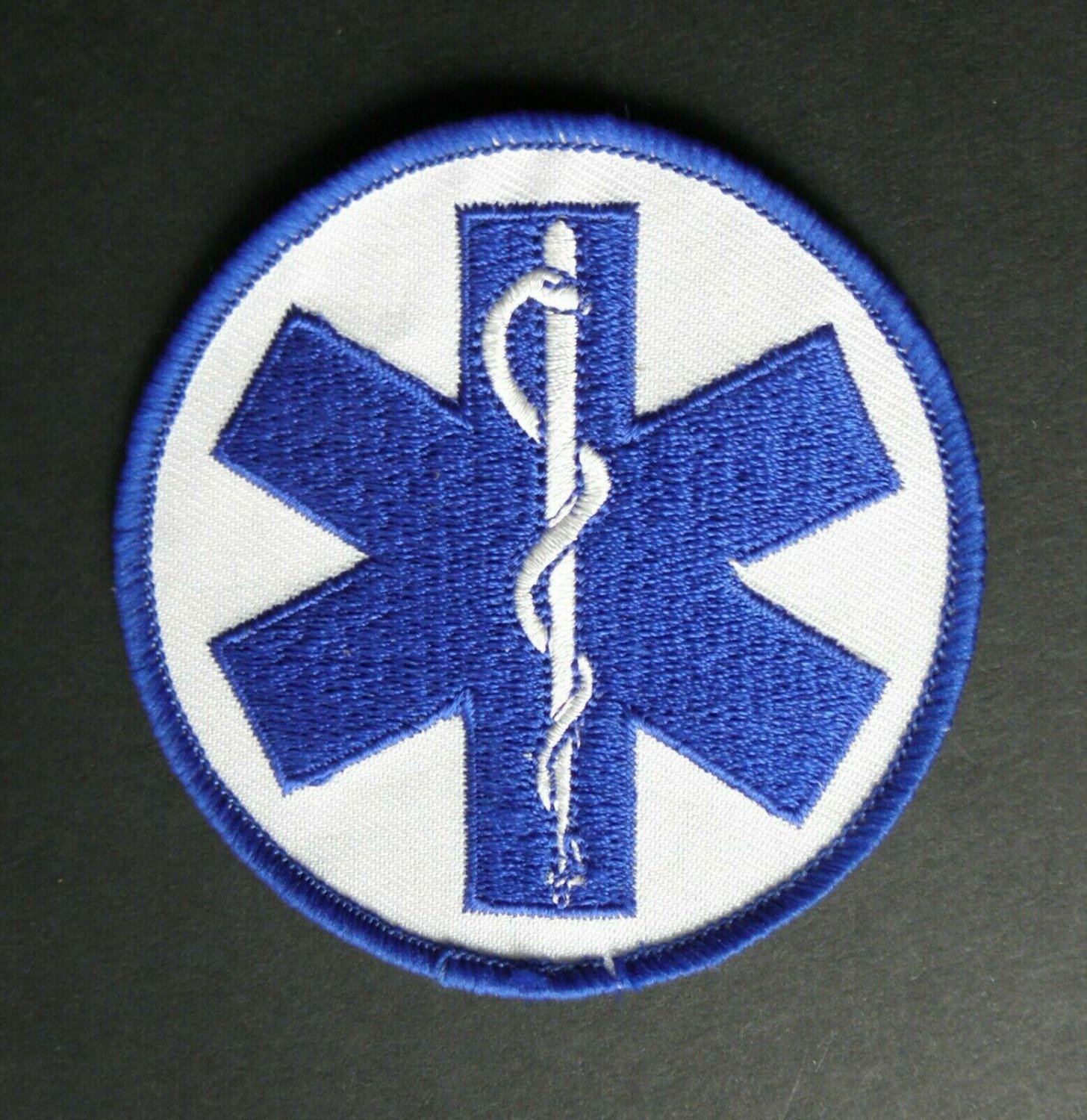 EMT EMERGENCY MEDICAL FIRST RESPONDER EMBROIDERED PATCH 3 INCHES