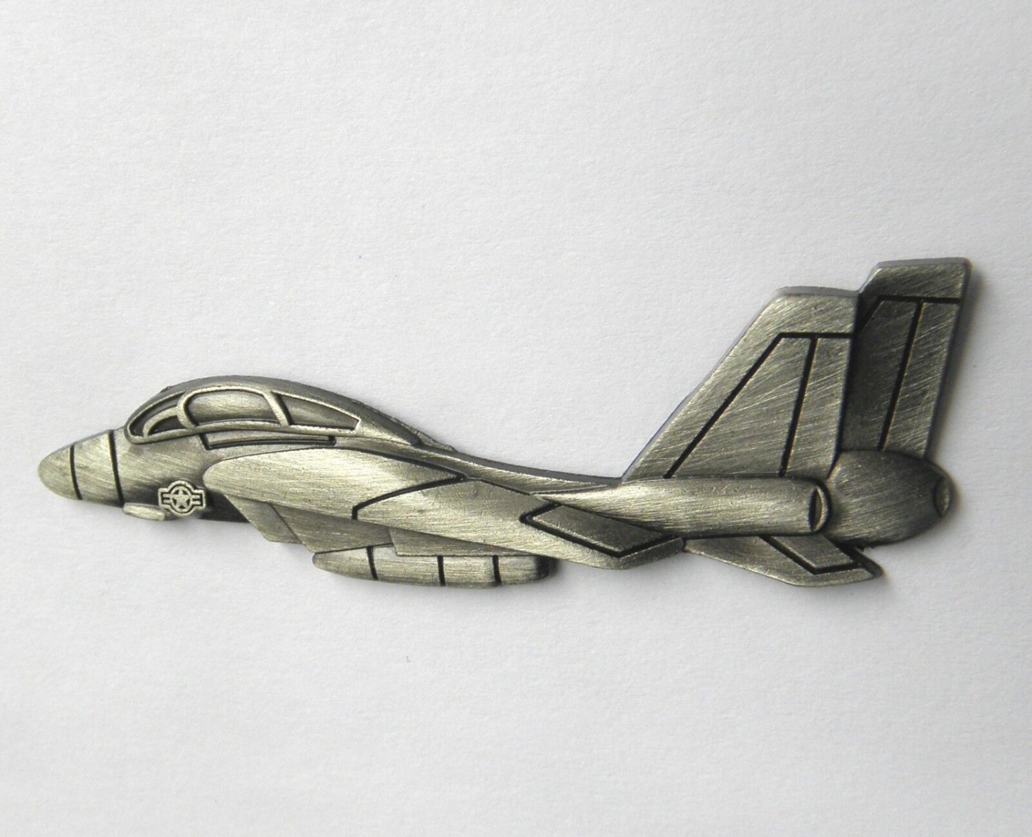 US NAVY USN F-14 TOMCAT GRUMMAN AIRCRAFT EXTRA LARGE LAPEL PIN BADGE 2. ...