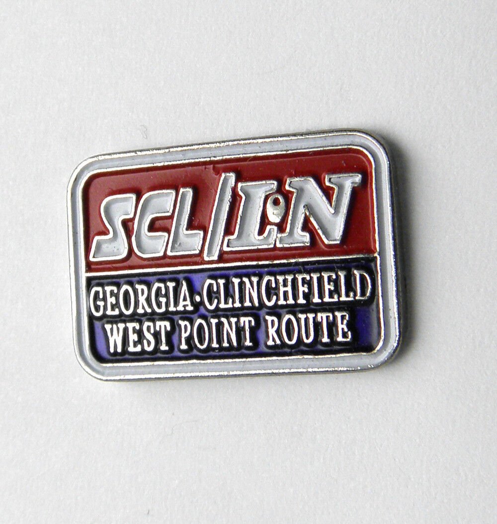SEABOARD COASTLINE RAILWAY SCL RAILROAD LAPEL PIN BADGE 3/4 INCH