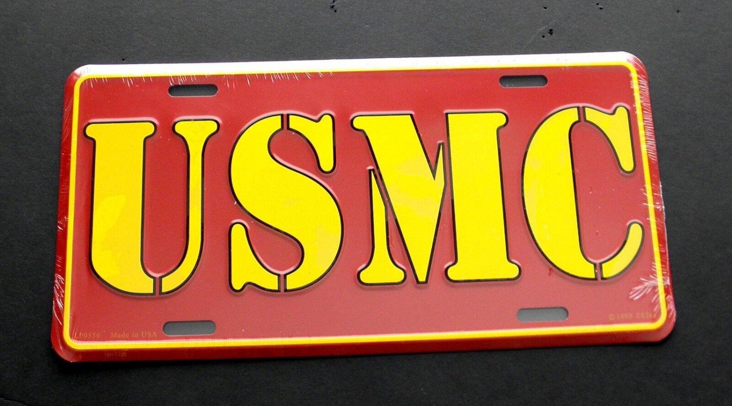 US MARINE CORPS USMC MARINES LICENSE PLATE 6 X 12 INCHES