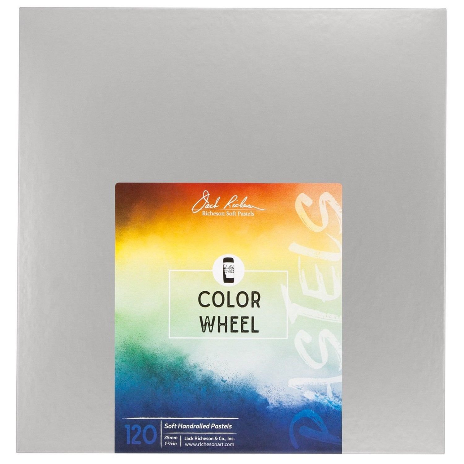 Jack Richeson Hand Rolled Soft Pastels Color Wheel, 120 Piece Set