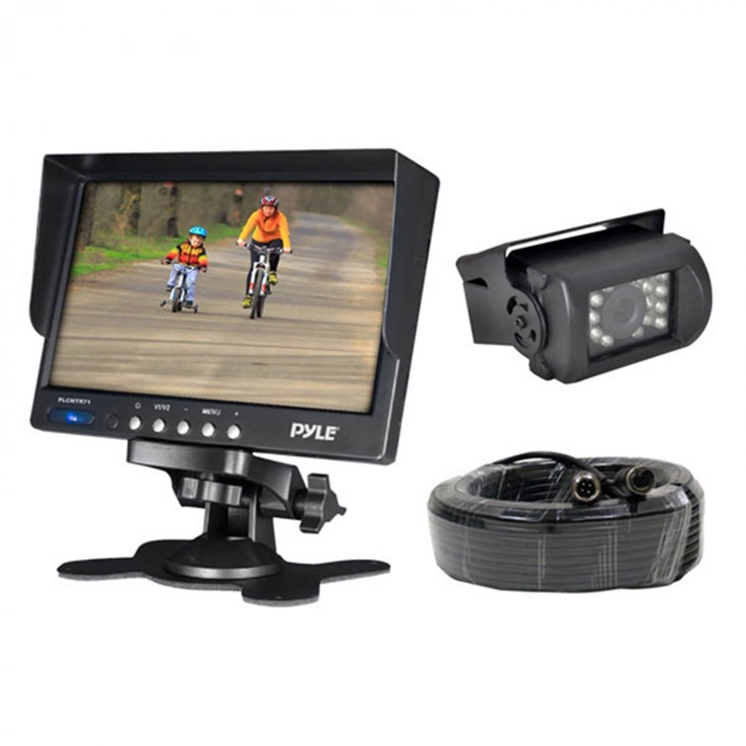 Weatherproof Rearview Backup Camera & Monitor Video System, Commercial ...