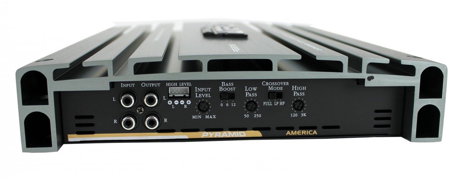 Pyramid 5000 Watt 2 Channel Bridgeable Mosfet Amplifier Multicolor