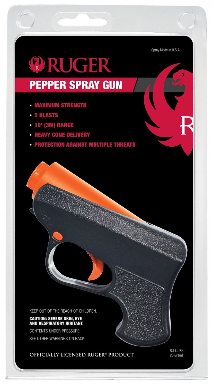 Pepper Spray Gun Ruger Police Strength Reloadable 10-Foot (3M) Range ...