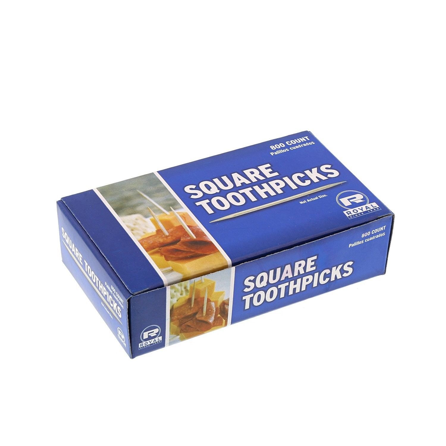 Royal Square Toothpicks, Package of 800