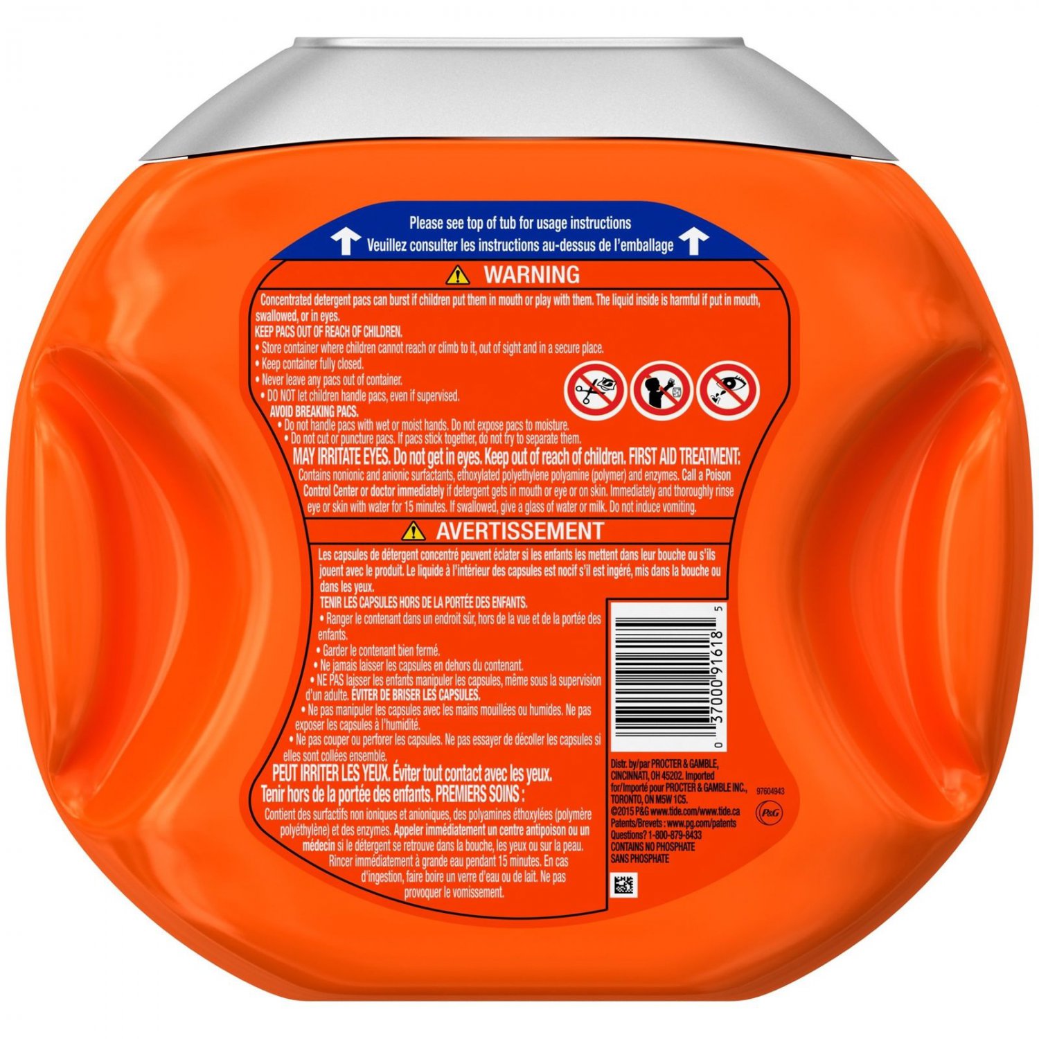 Tide PODS Plus Febreze Odor Defense Laundry Detergent Pacs, Botanical ...