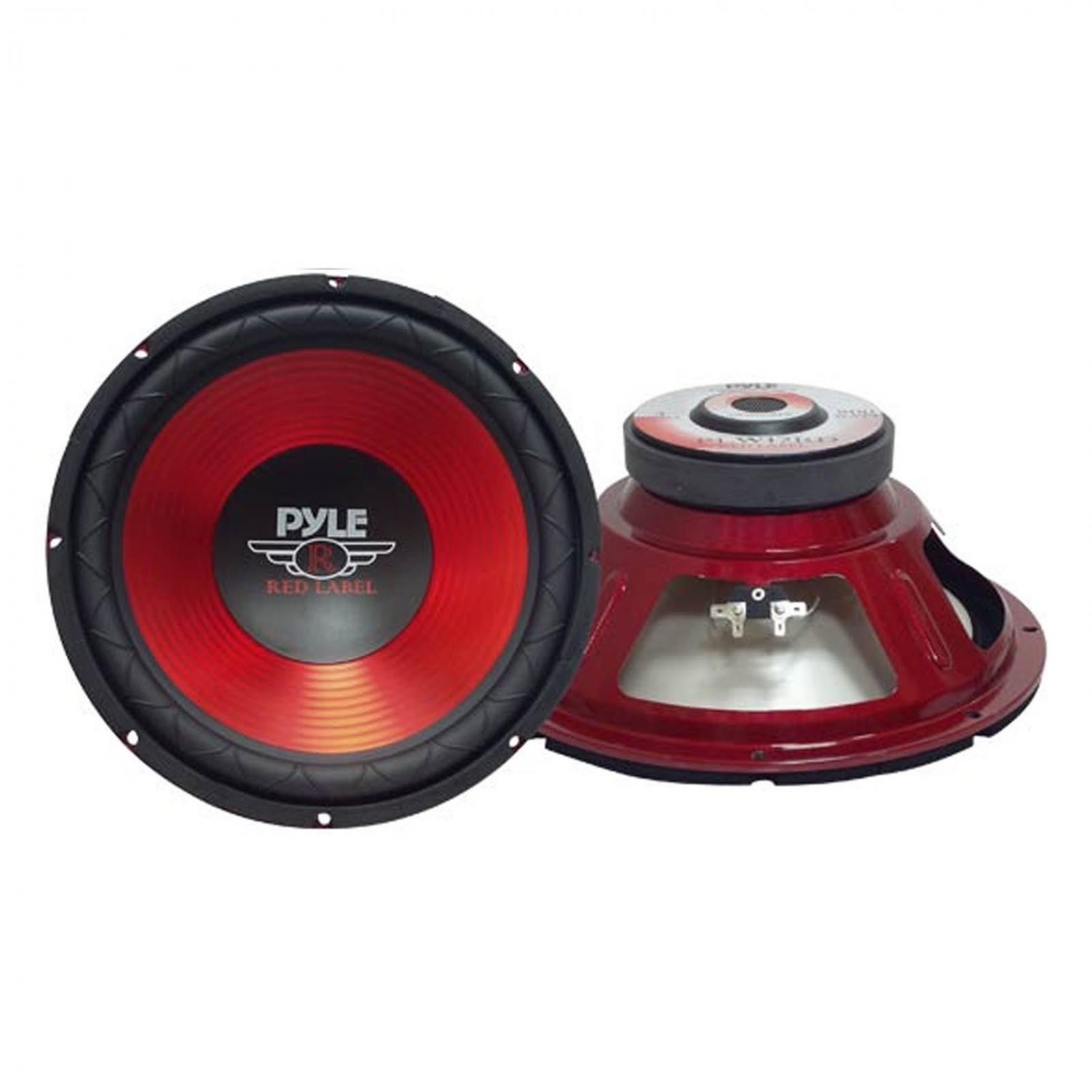 Pyle 12" Red Cone High Performance Subwoofer (1 Subwoofer) 12"