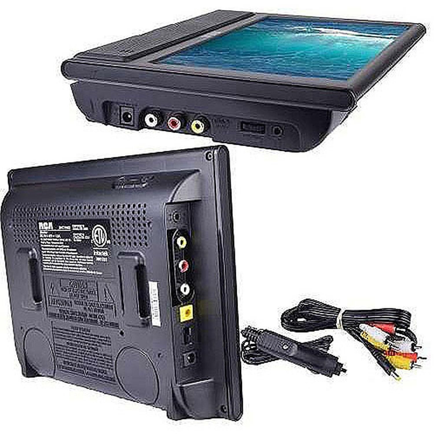 RCA 9" Mobile Dual Screen DVD Player Black