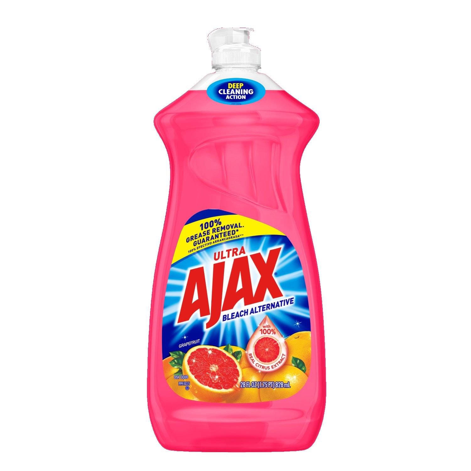 Ajax Ultra Triple Action Liquid Dish Soap, Bleach Alternative ...