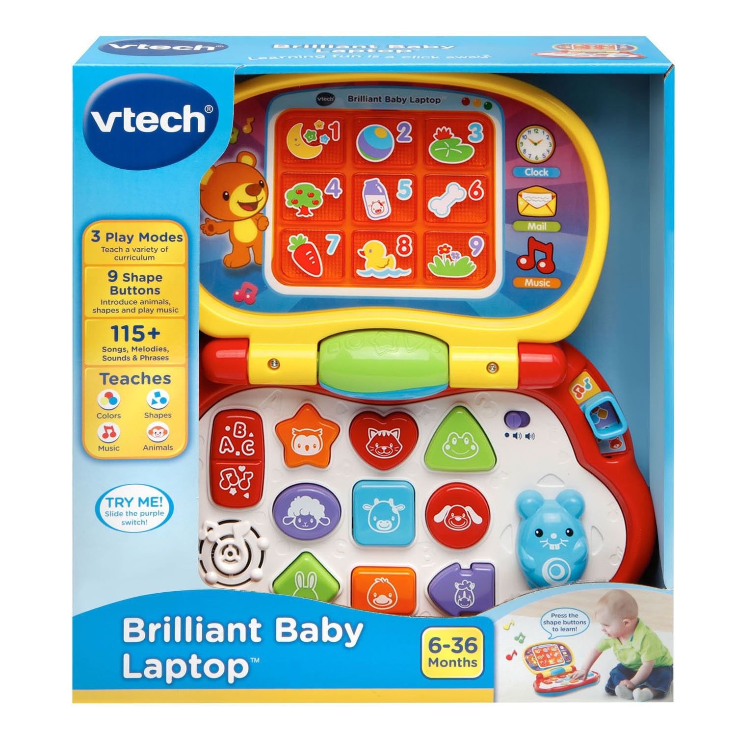 Brilliant Baby Laptop Multicolor