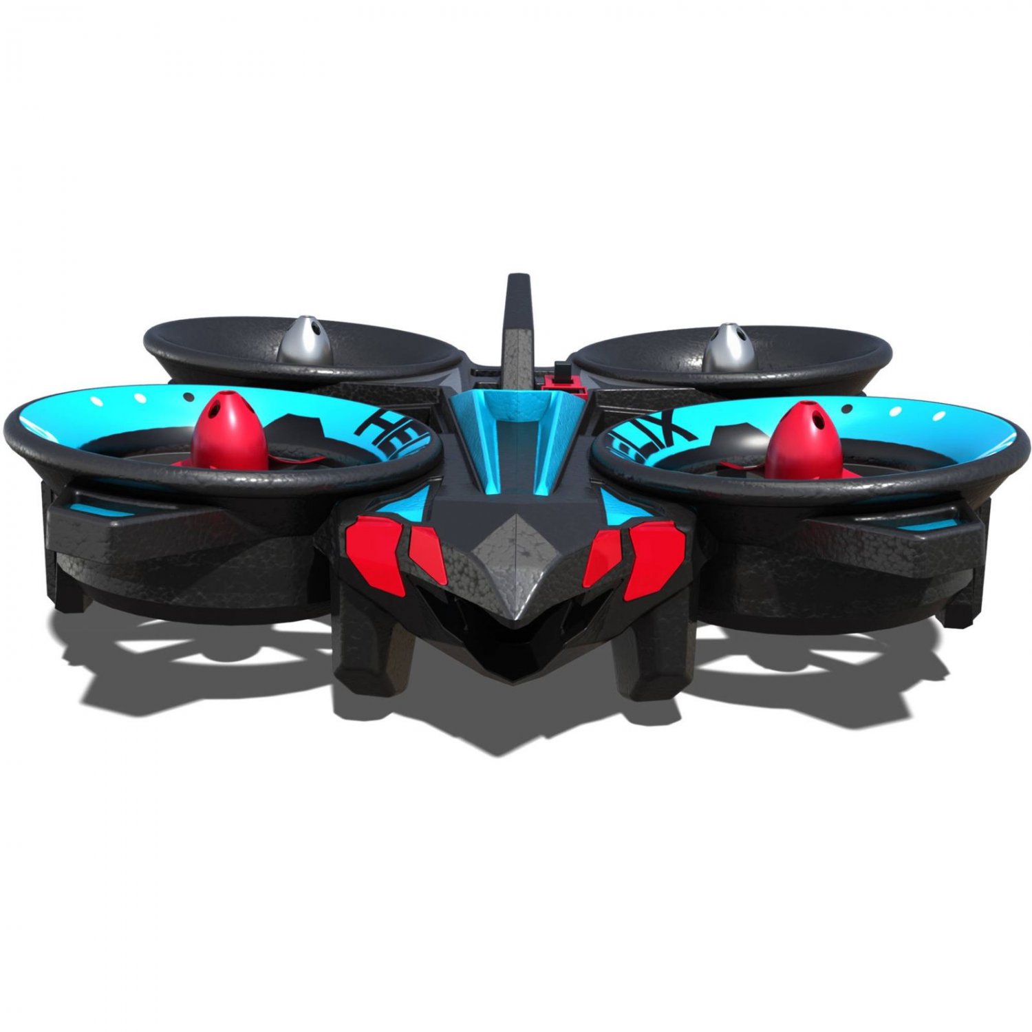 Air Hogs RC Helix X4 Stunt 2.4 GHZ Quad Copter, Blue and Red Multicolor