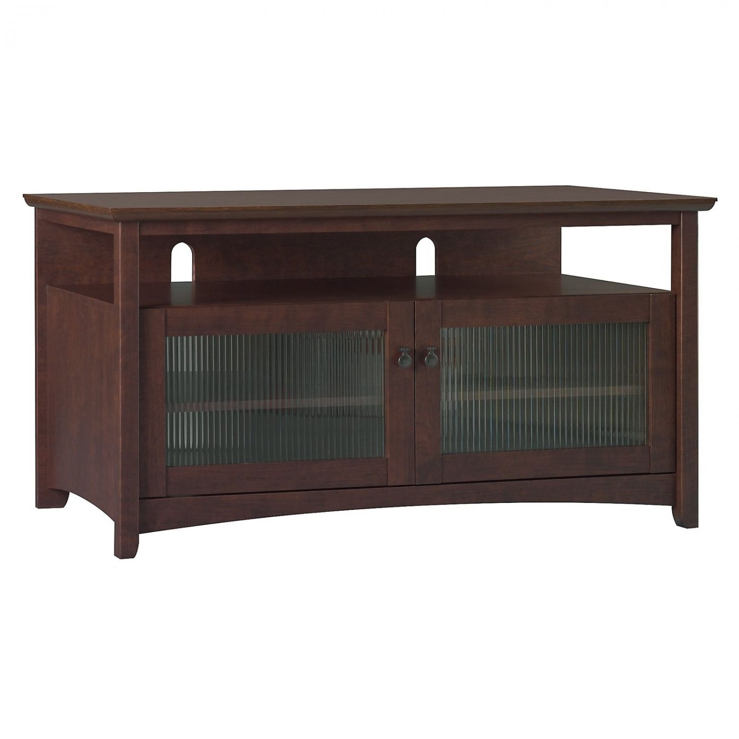 Bush Furniture Buena Vista TV Stand in Madison Cherry Brown