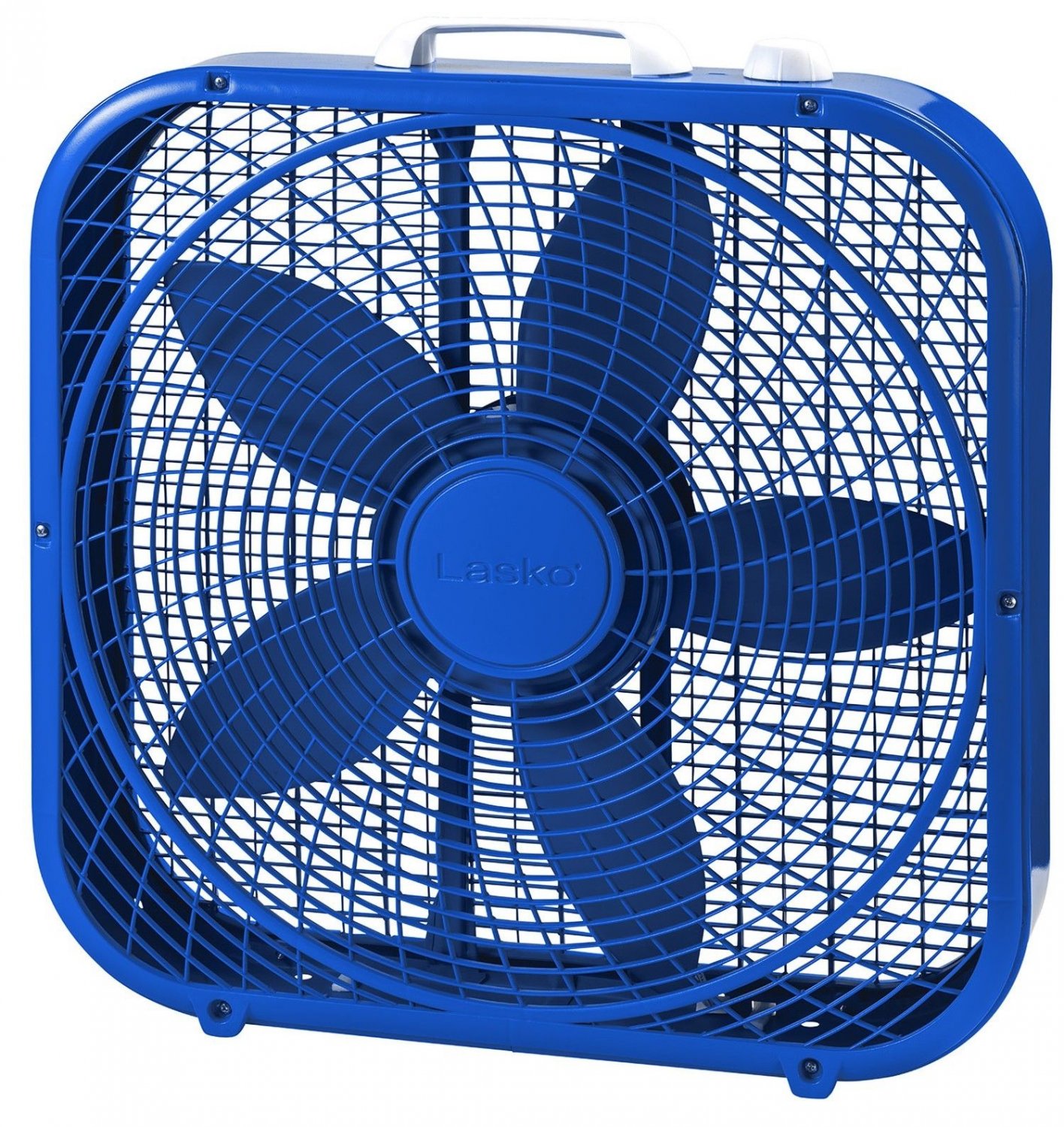 Lasko Cool Colors 20" Box Fan, Blue