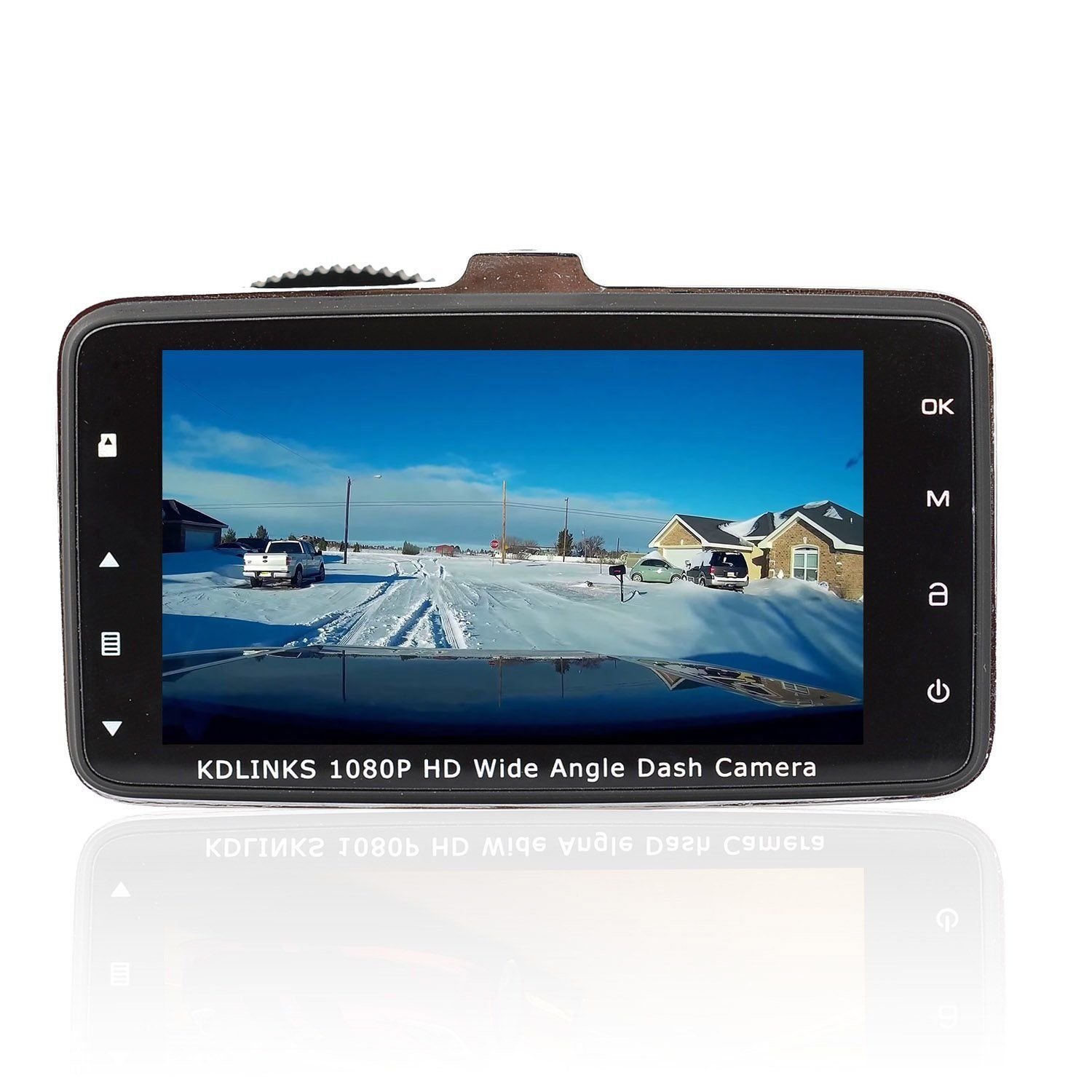 KDLINKS DX2 Full-HD 1080P Front + 720P Rear 290° Super Wide Angle Car ...
