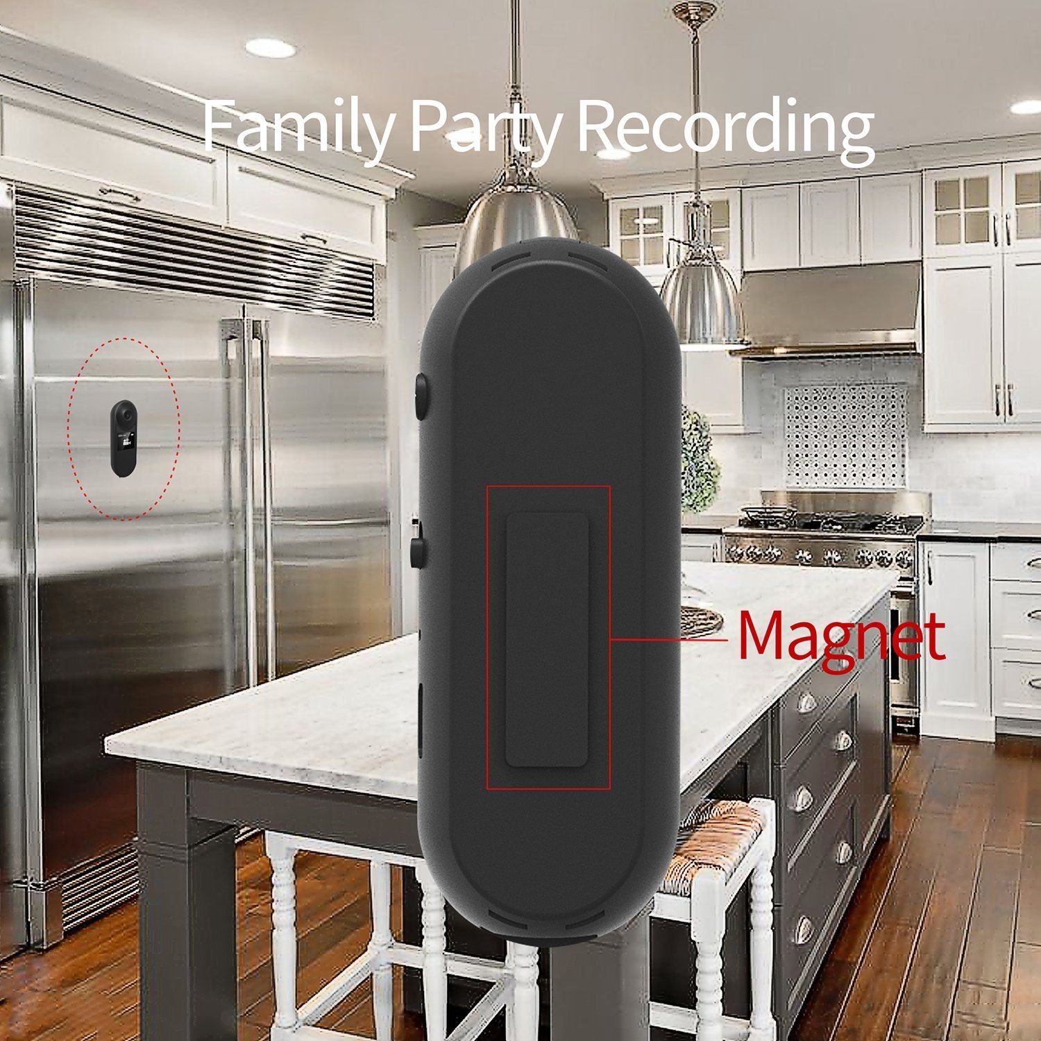 IDV Mini Camera, Hidden Spy Camera with Viewing Screen,Digital Voice ...