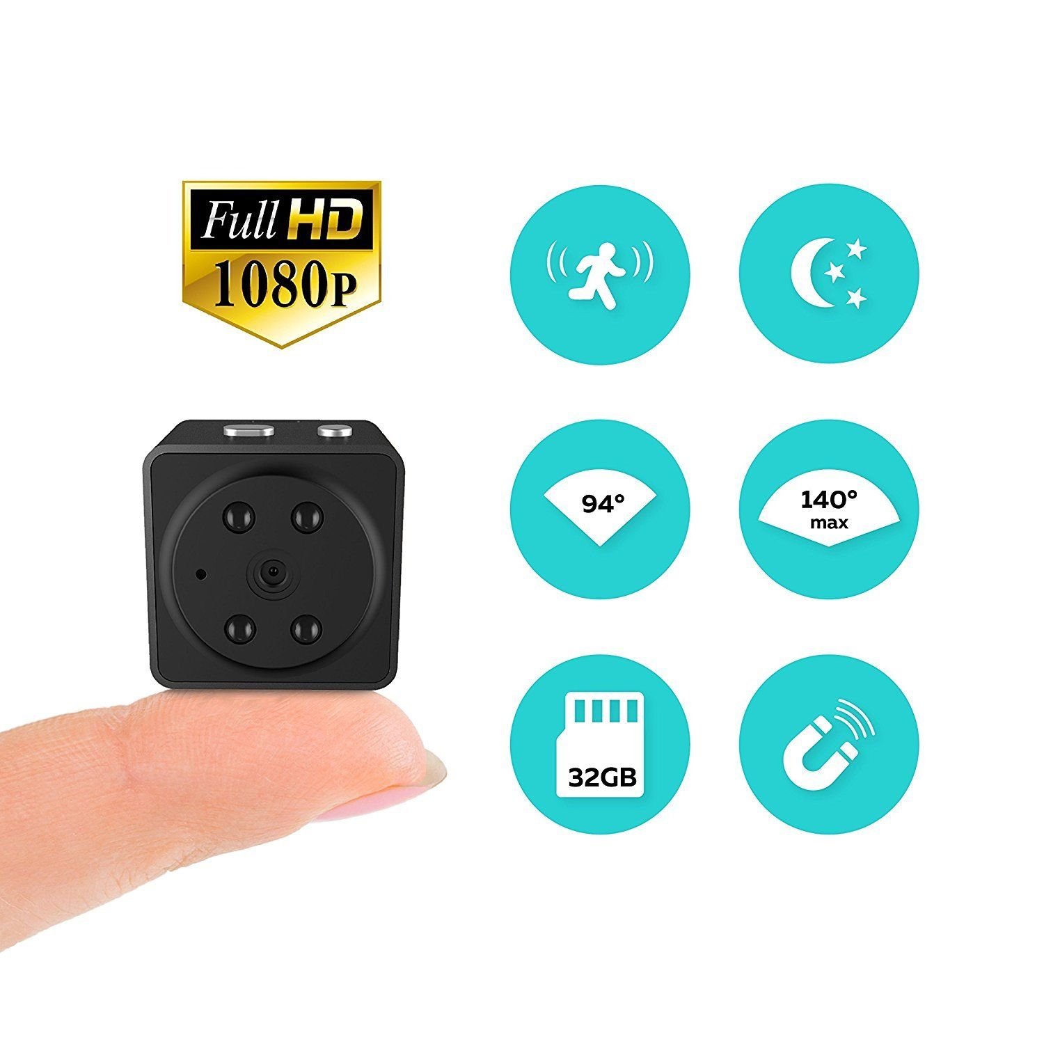 I Spy Camera - Hidden Camera - Compact Mini Spy Camera – Nanny Cam ...