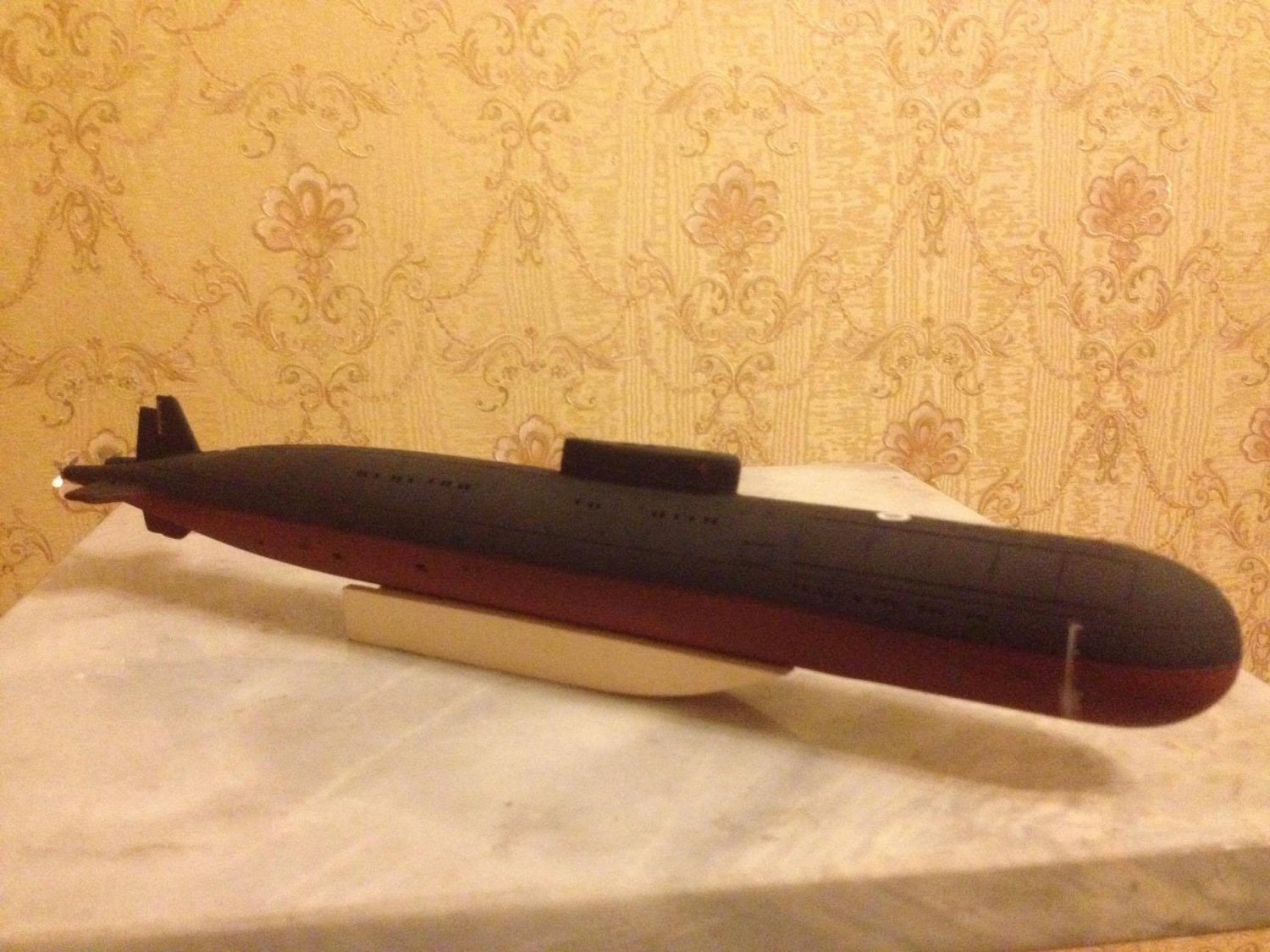 1:350 Soviet/Russian Papa class fastest submarine complete model