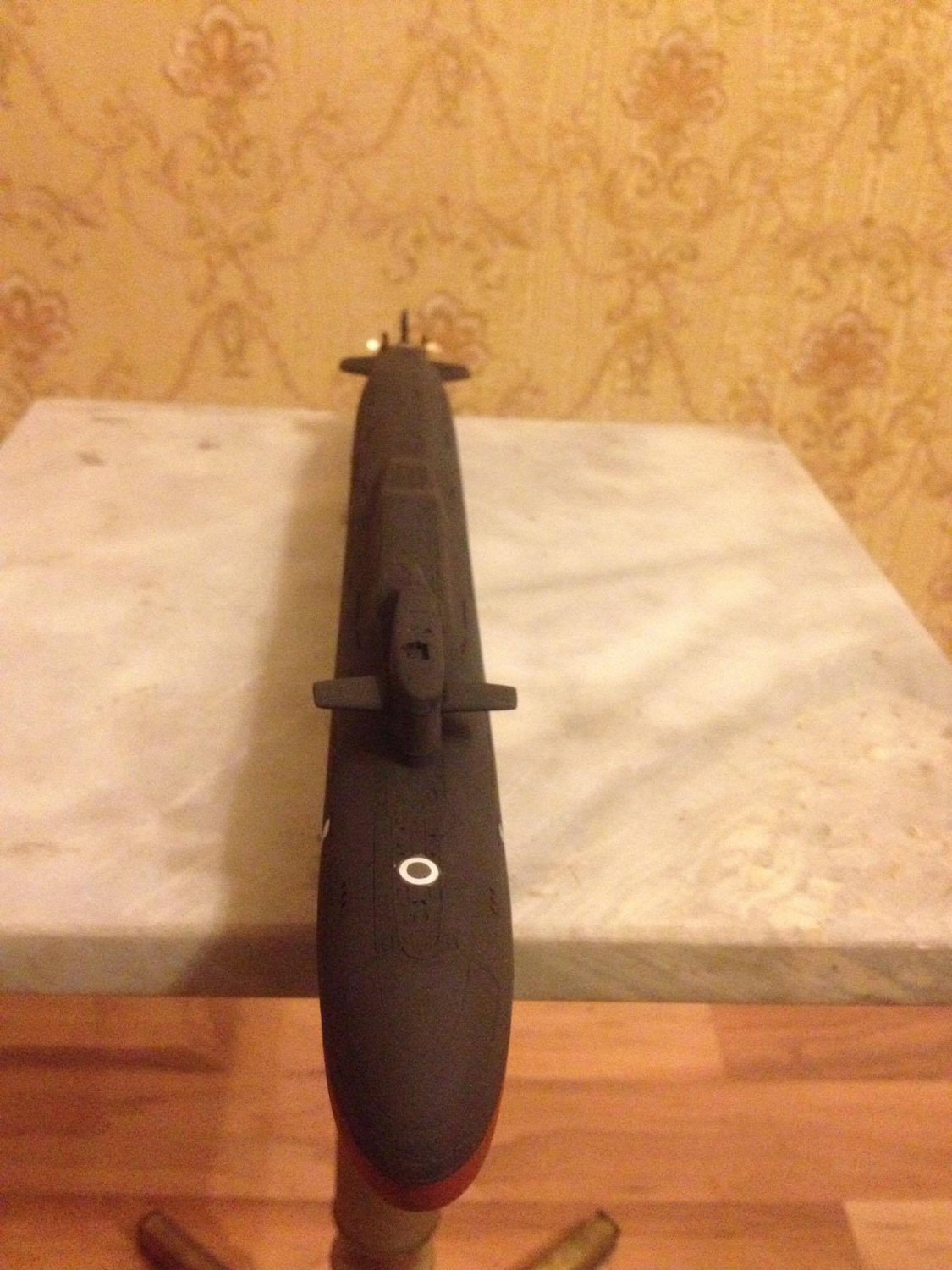 1:350 Soviet/Russian Yankee class submarine complete model