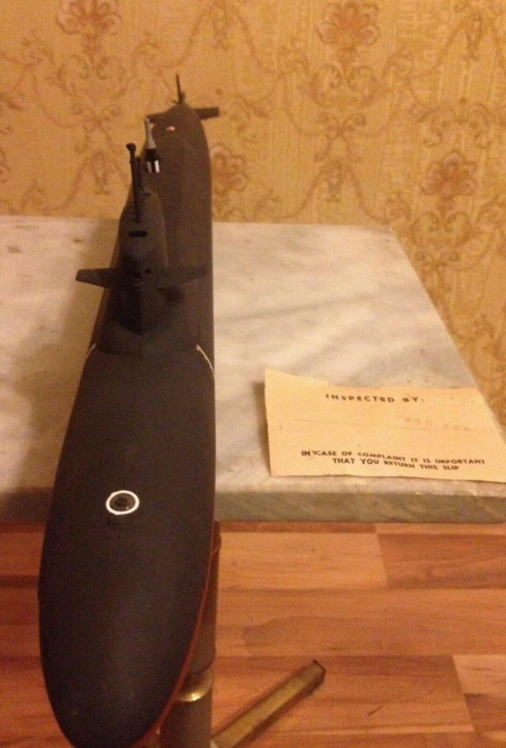 USS George Washington class submarine vintage 1960 year complete model