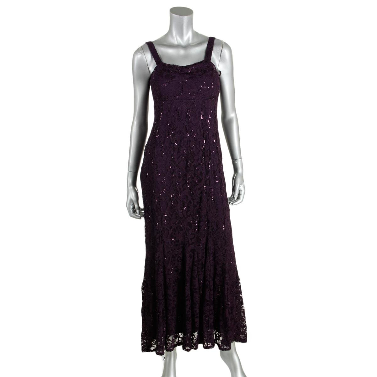 Ignite Evenings 5308 Womens Black Metallic Embellished Evening Dress 12 ...
