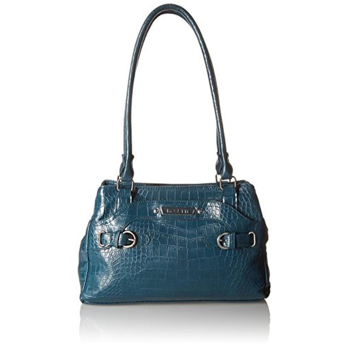 Rosetti 4016 Womens Multiplex Farrah Blue Satchel Handbag Purse Medium BHFO