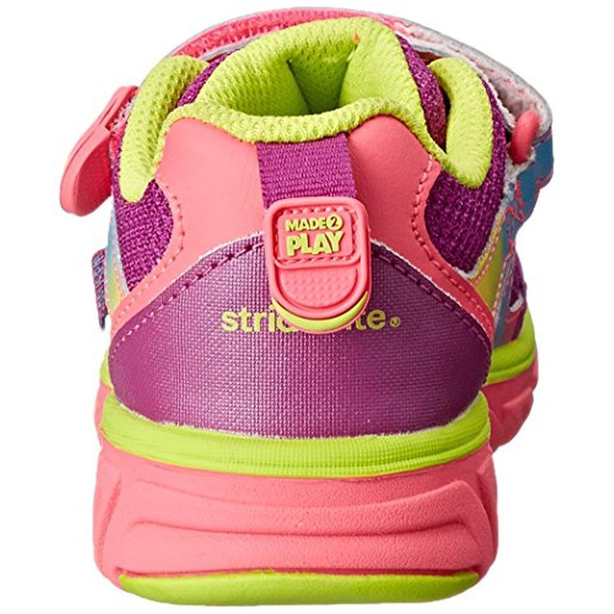 Stride Rite 0418 Made 2 Play Myra Pink Leather Casual Shoes Sneakers 12 BHFO