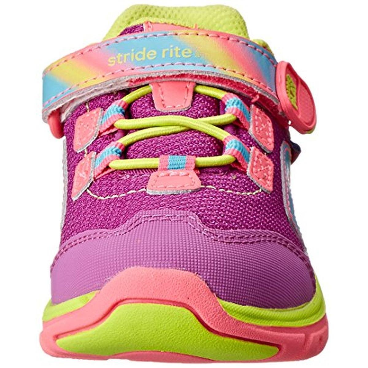 Stride Rite 0418 Made 2 Play Myra Pink Leather Casual Shoes Sneakers 12 BHFO