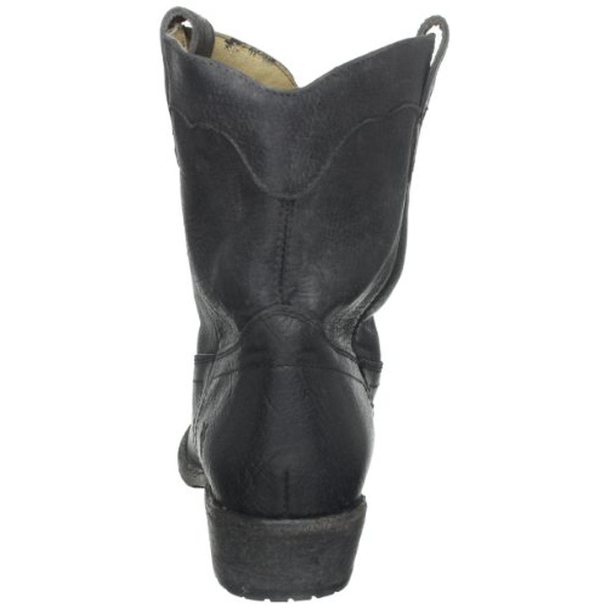 Frye 1777 Womens Carson Lug Short Black Ankle Boots Shoes 7 Medium (B,M ...