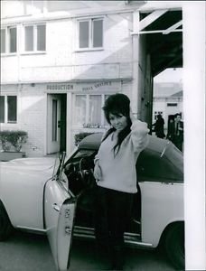 Actress and model Mitsouko doing a pose. - 8x10 photo