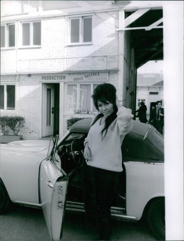 Actress and model Mitsouko doing a pose. - 8x10 photo