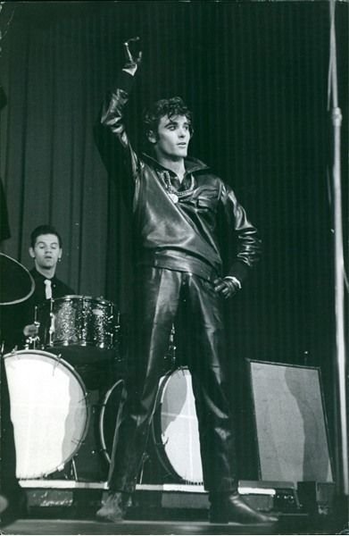 Vince Taylor with his band "Playboys" performing on stage.Taken - Circa ...