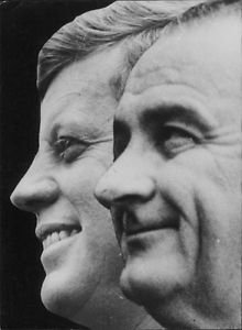 John F. Kennedy and Lyndon B. Johnson - 8x10 photo