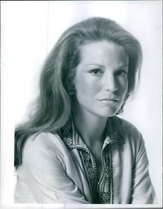 Portrait of a Canadian actress Alexandra Stewart. - 8x10 photo