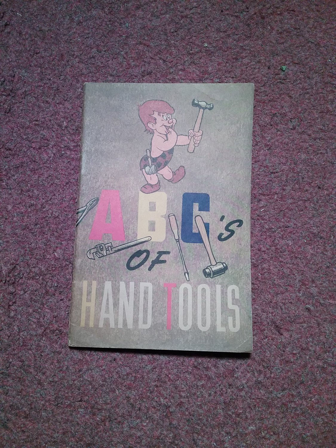 Vintage A B Cs of Hand Tools 1945 Disney's Primitive Pete 070716426
