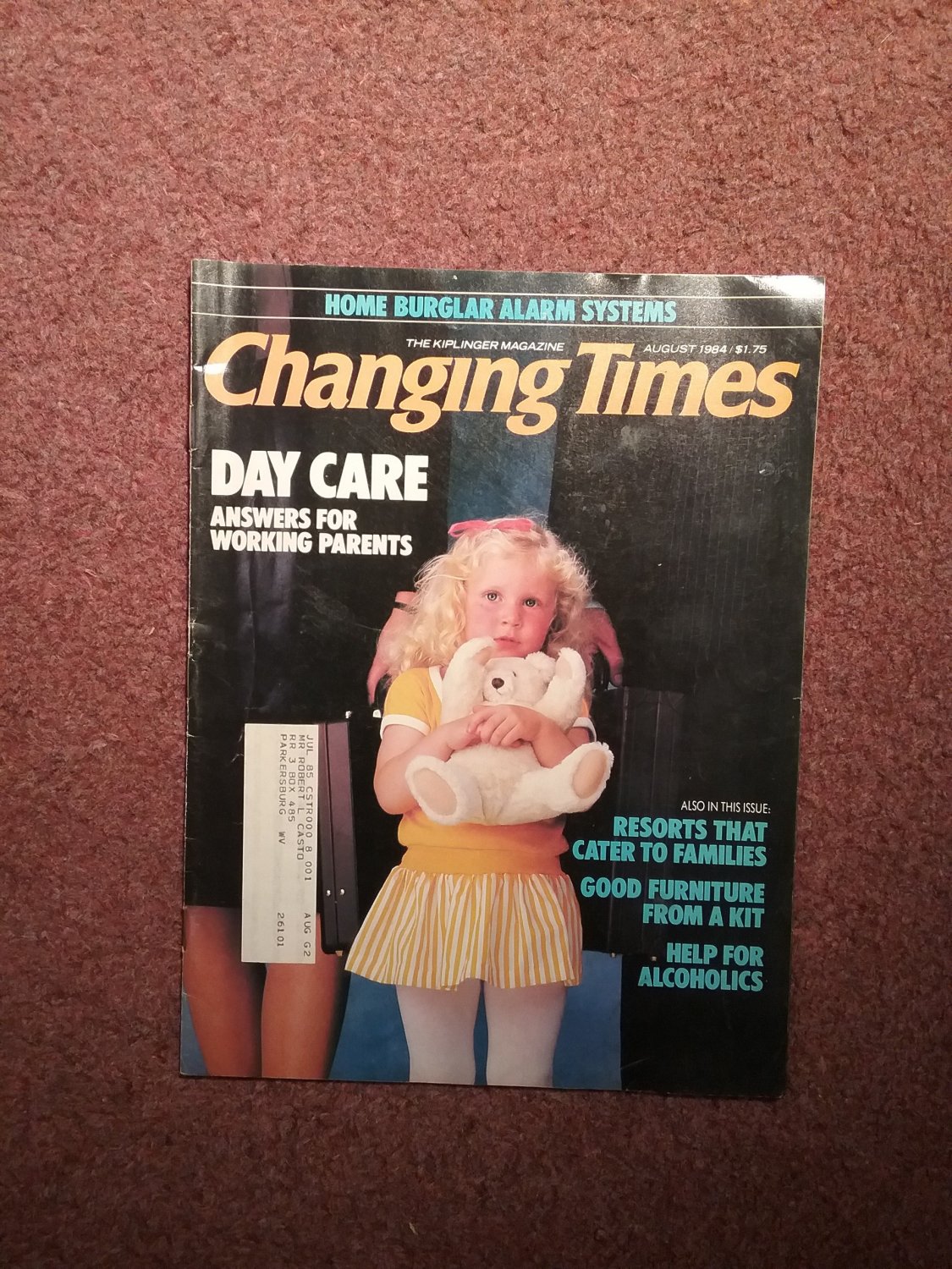 Changing Times Magazine August 1984, Daycare 07071691441