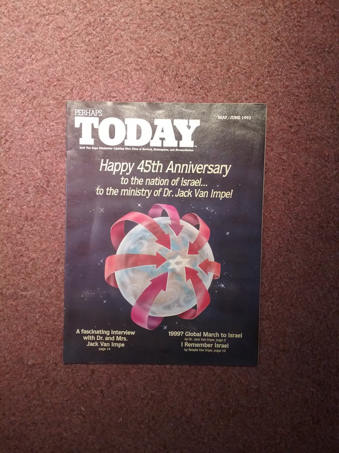 Perhaps Today Magazine, May/June 1993 Israel Anniversary 07071691445