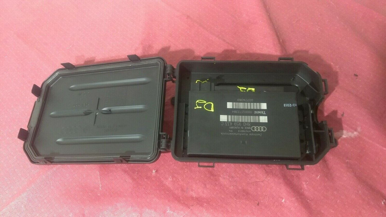 03-09 AUDI A4 S4 CONVERTIBLE CCM BCM BODY COMFORT CONTROL MODULE 8H0 ...