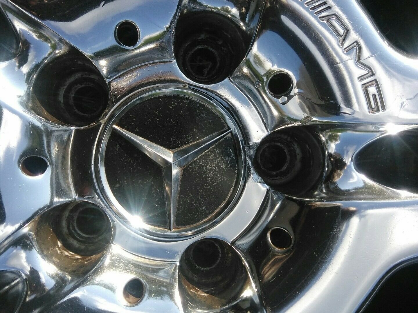 03-06 MERCEDES BENZ S500 S430 CL500 18' CHROME AMG WHEELS OEM 9jx18 EH2 ...