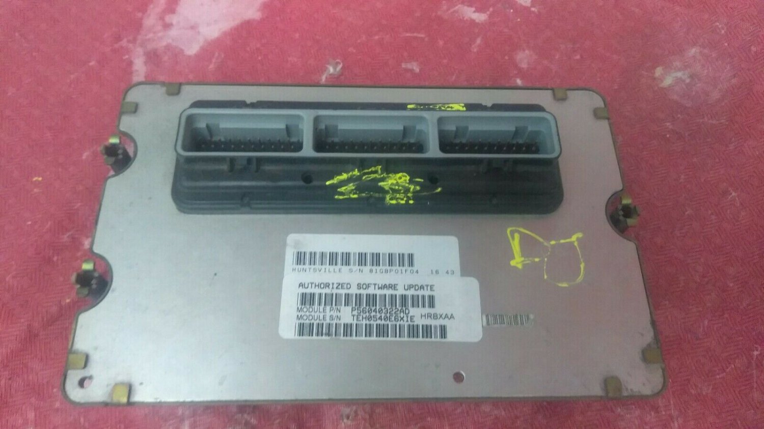 2002 02 DODGE RAM VAN ECM ECU PCM ENGINE COMPUTER BRAIN MODULE 56040322AD