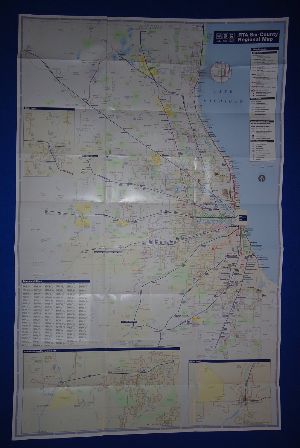 BRAND NEW CHICAGO TRANSIT AUTHORITY SUBWAY SYSTEM MAP - GREAT TRAVEL ...