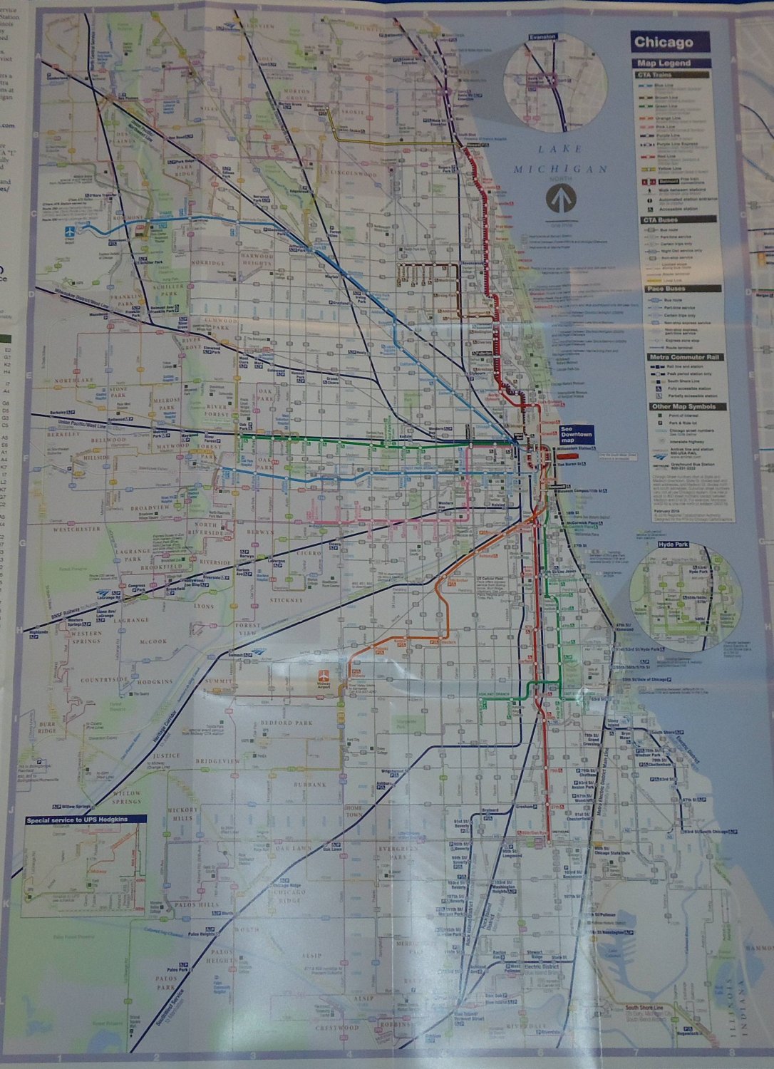 BRAND NEW CHICAGO TRANSIT AUTHORITY SUBWAY SYSTEM MAP - GREAT TRAVEL ...