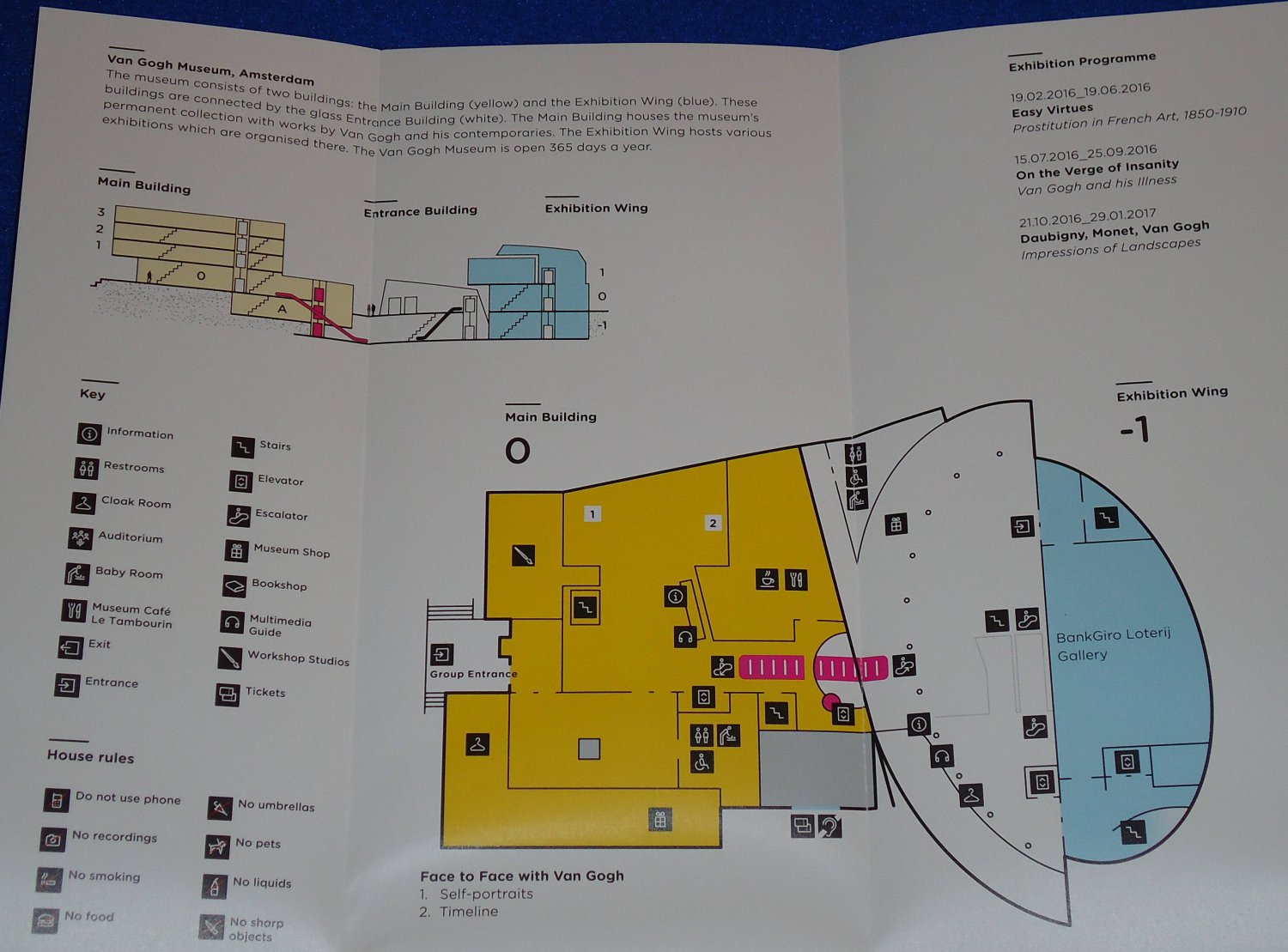 *BRAND NEW* VINCENT VAN GOGH MUSEUM BROCHURE AMSTERDAM NETHERLANDS ...