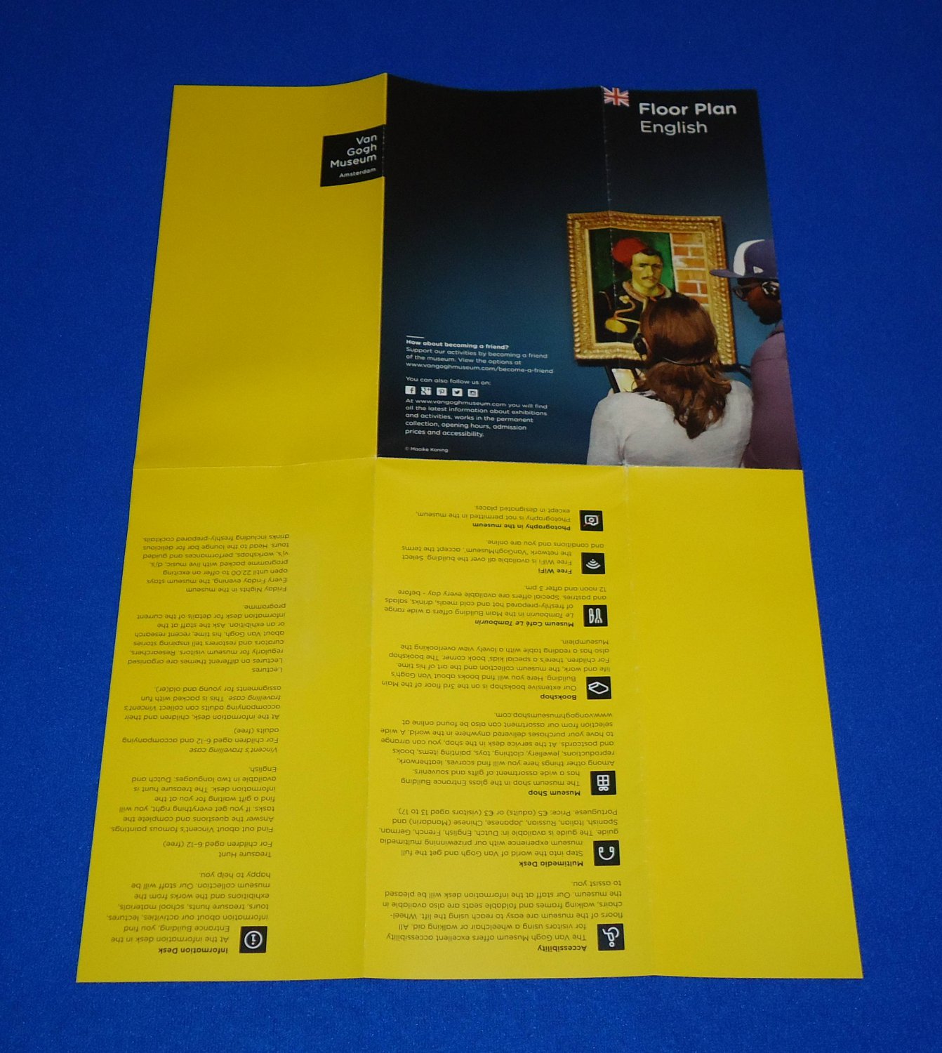 *BRAND NEW* VINCENT VAN GOGH MUSEUM BROCHURE AMSTERDAM NETHERLANDS ...