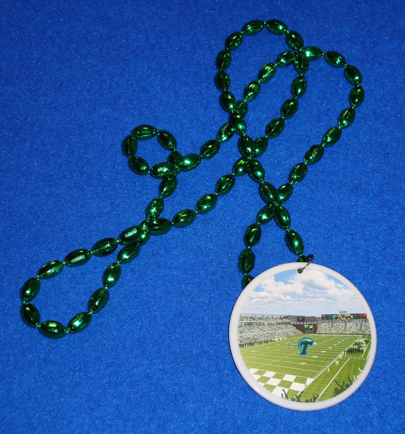 TULANE UNIVERSITY YULMAN FOOTBALL STADIUM EMBLEM NEW ORLEANS MARDI GRAS ...