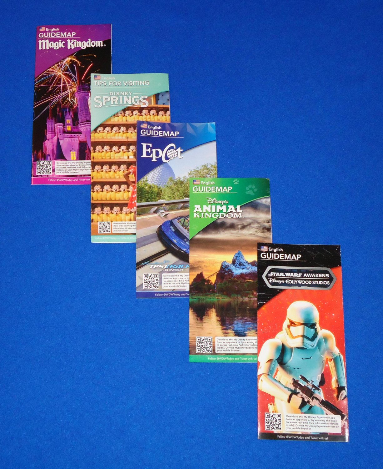 4 BRAND NEW WALT DISNEY ORLANDO PARKS BROCHURES MAGIC KINGDOM + *BONUS ...