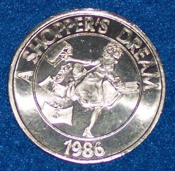 RARE UNIQUE SHOPPER'S DREAM AUTHENTIC NEW ORLEANS MARDI GRAS DOUBLOON ...